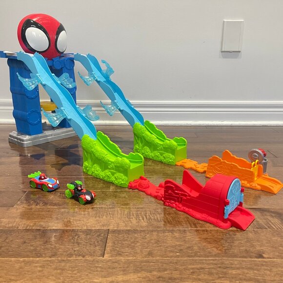 Marvel | Toys | Spidey And His Amazing Friends Spideys Mega Jump Hq ...